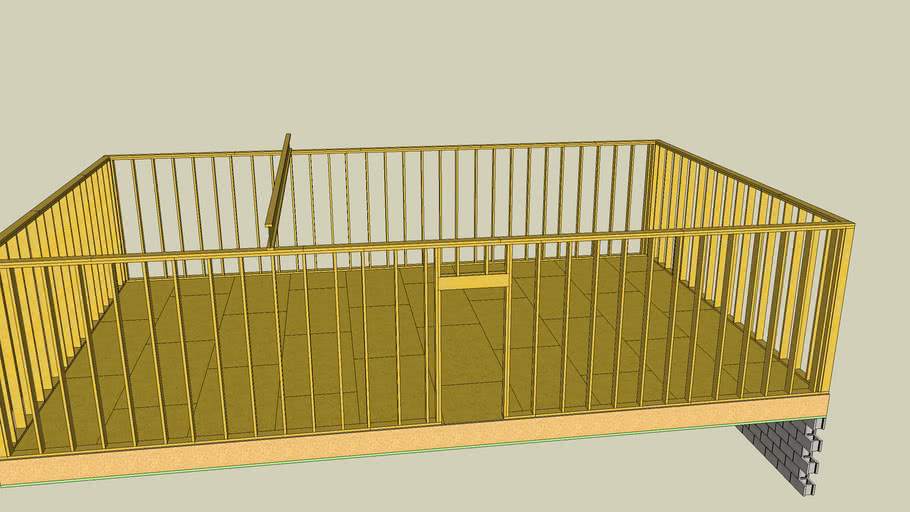 Platform Framing Example | 3D Warehouse