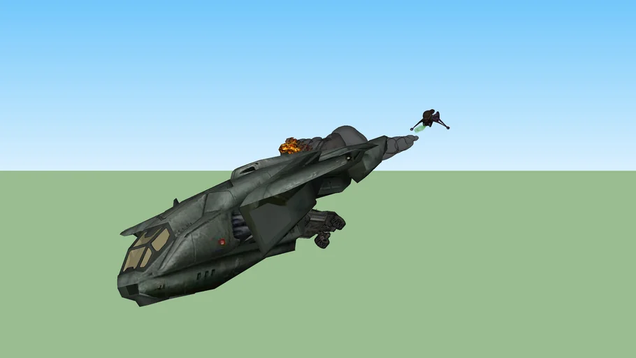Unsc pelican and Banshee | 3D Warehouse