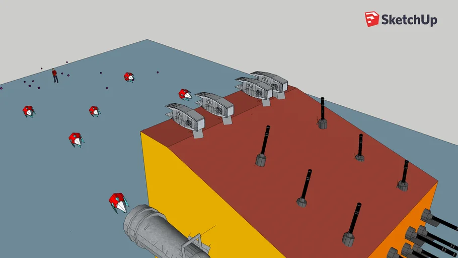 impenetrable building | 3D Warehouse
