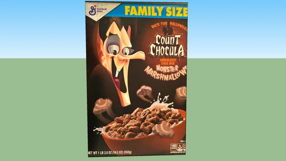 General Mills Count Chocula | 3D Warehouse