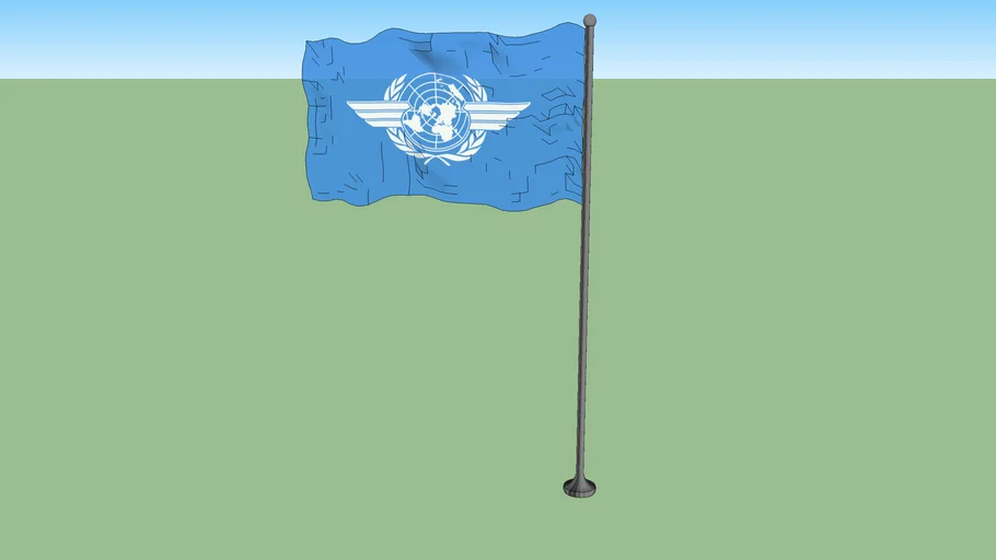 Flag of ICAO | 3D Warehouse