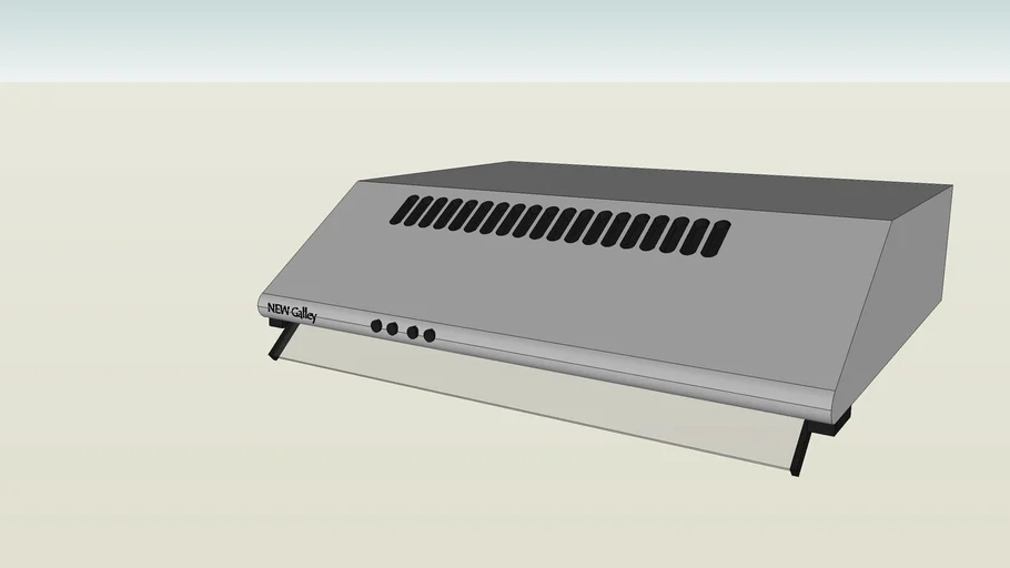 Extractor Slim 60 cm | 3D Warehouse