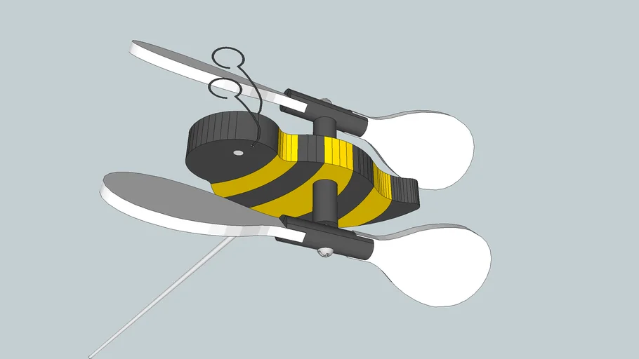 Bumble Bee Whirligig | 3D Warehouse
