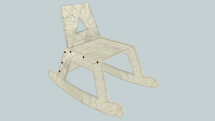 Rocking chair for kids | 3D Warehouse