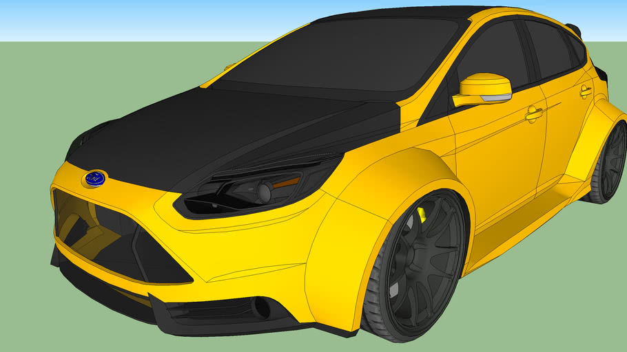 Widebody Ford Focus ST 2012 | 3D Warehouse