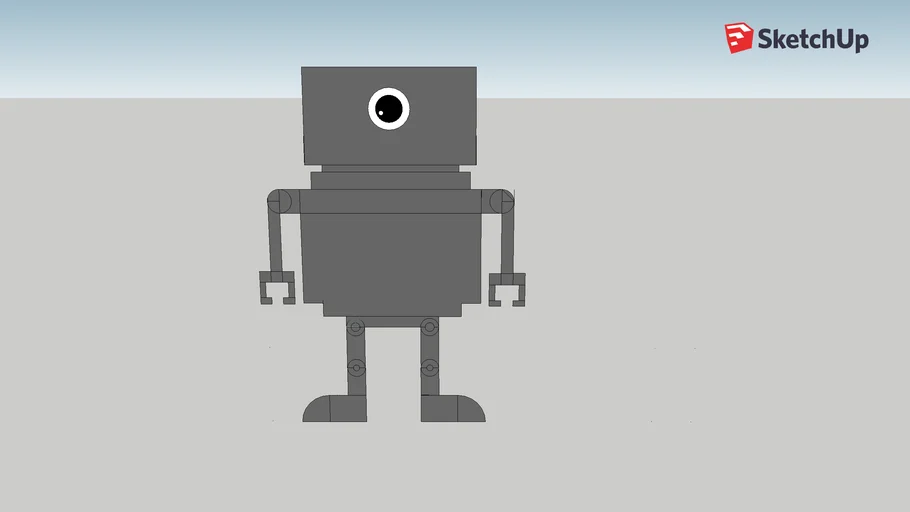 Робот в 2D | 3D Warehouse