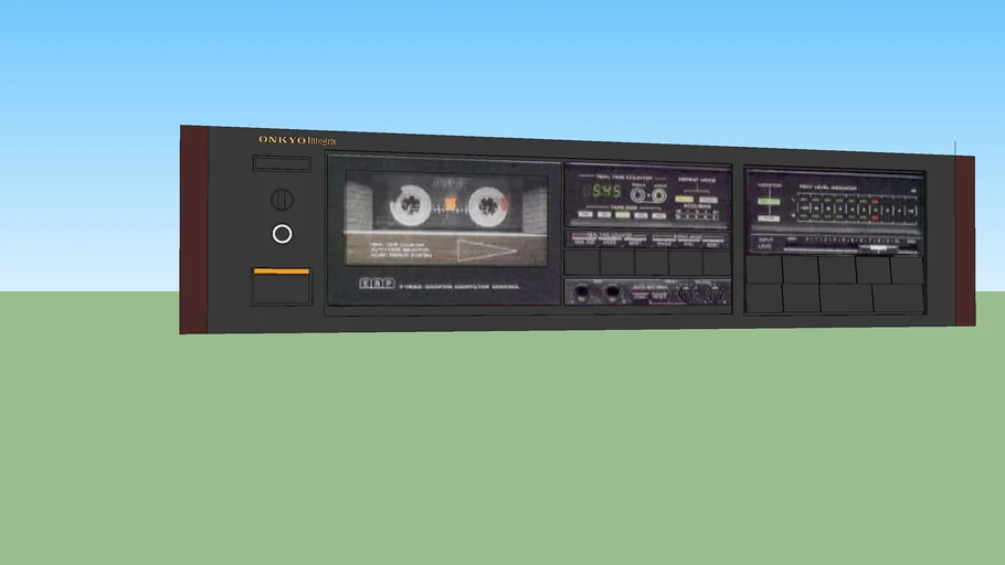 Onkyo Integra TA-2360 stereo cassette deck | 3D Warehouse