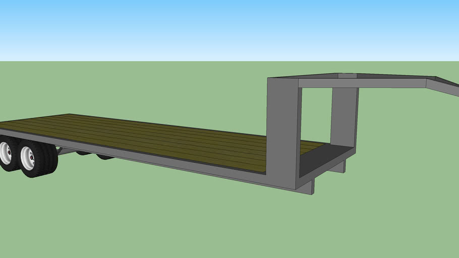 Gooseneck Trailer | 3D Warehouse