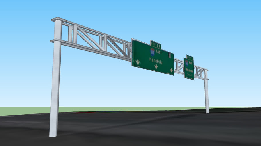 expressway sign | 3D Warehouse