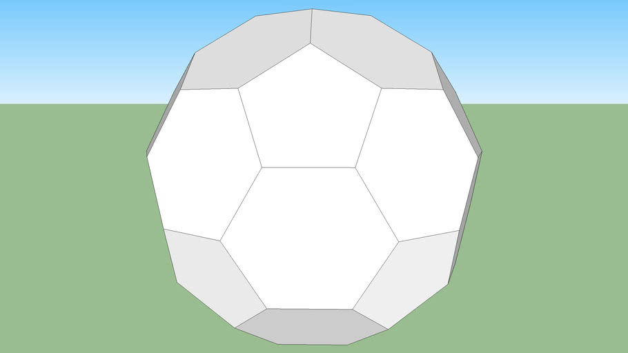 Truncated icosahedron | 3D Warehouse
