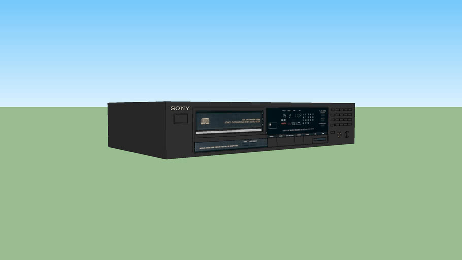 Sony CD player (CDP-770) | 3D Warehouse