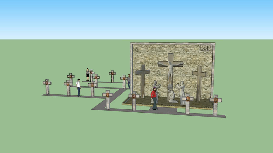 jalan salib gua maria kerep | 3D Warehouse