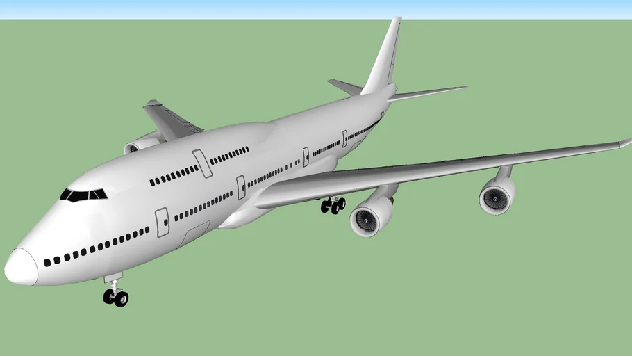 Template - Boeing 747-8I (AirbusA330's) | 3D Warehouse