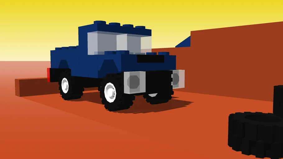 LEGO Pickup Truck *SketchyPhysics* | 3D Warehouse