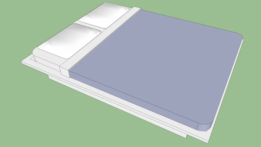 Bed (minimalism) | 3D Warehouse