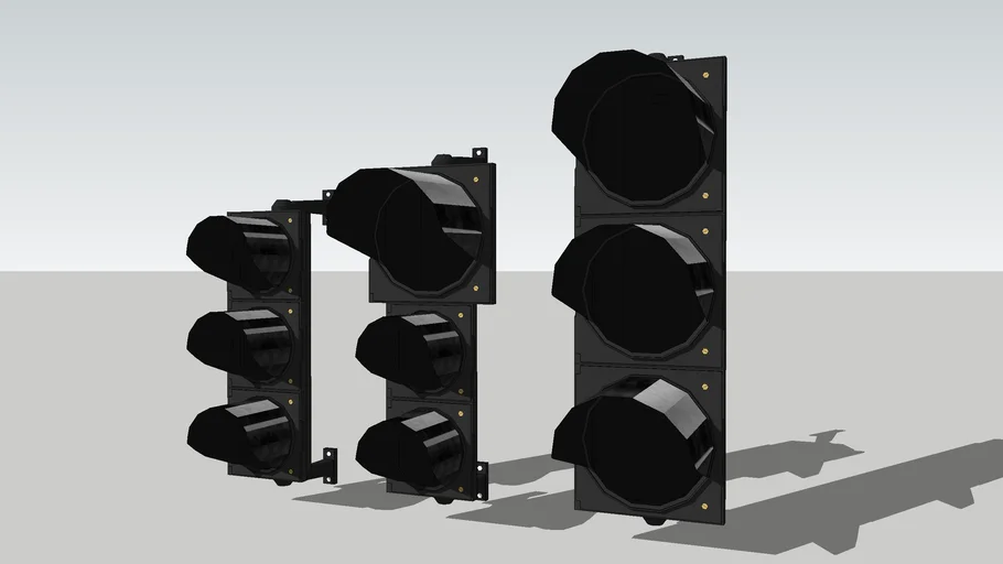 Sinowatcher Traffic signal housing set | 3D Warehouse
