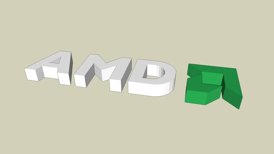 AMD logo | 3D Warehouse