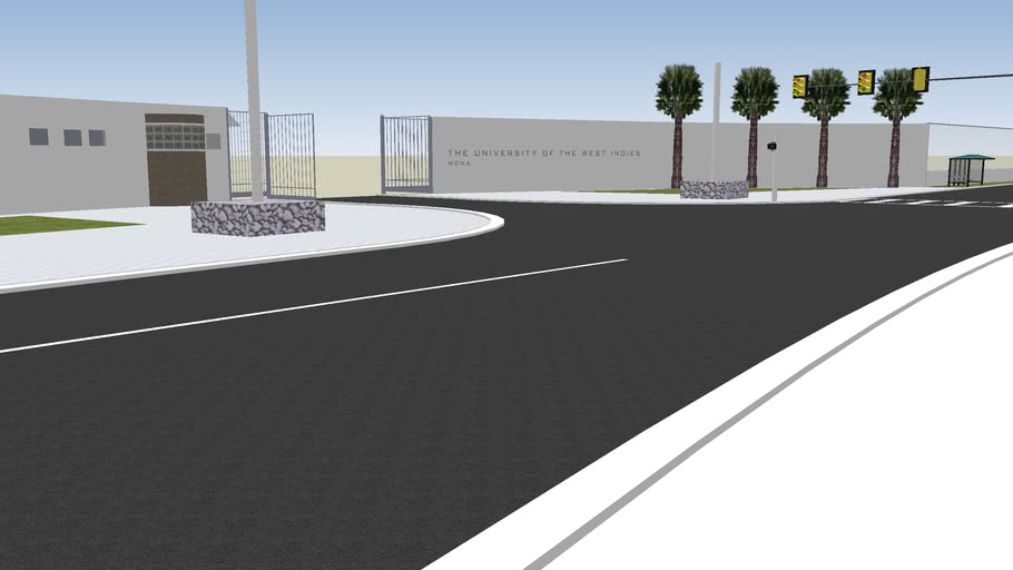 University of the West Indies Main Gate | 3D Warehouse