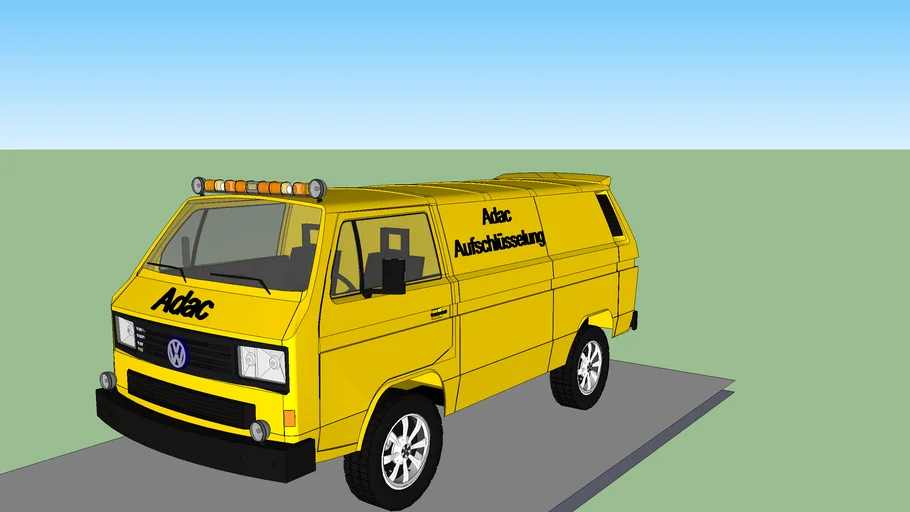 Volkswagen transporter adac | 3D Warehouse