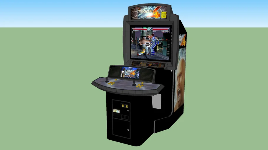 Tekken 4 Arcade (Showcase Cabinet) | 3D Warehouse