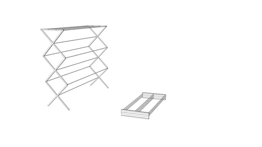 Basic Clothes Drying Rack | 3D Warehouse