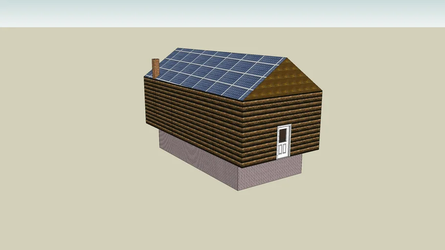 Wooden Log House | 3D Warehouse