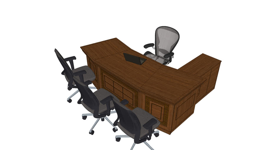 Manager Table. | 3D Warehouse