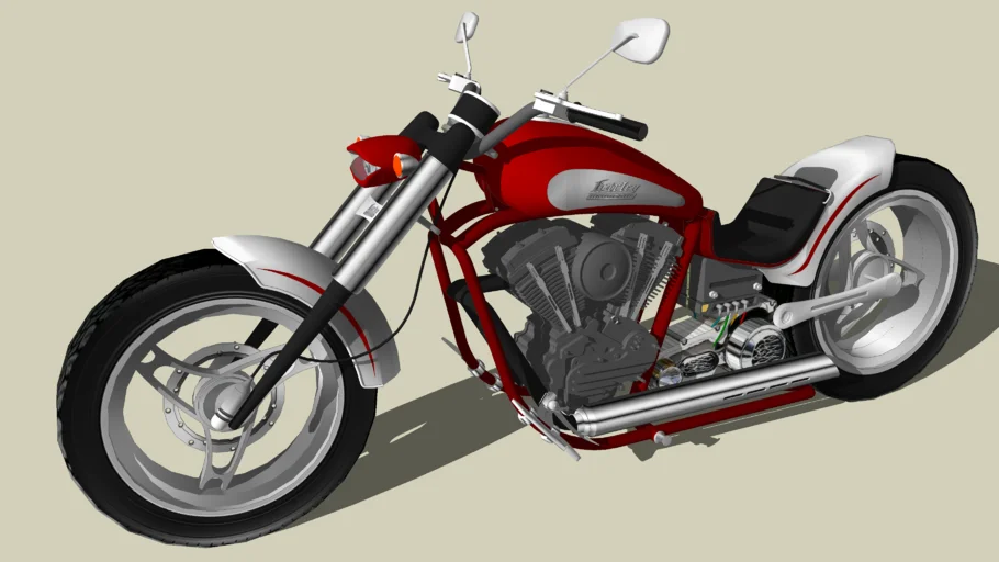 Harley Davidson Deluxe | 3D Warehouse