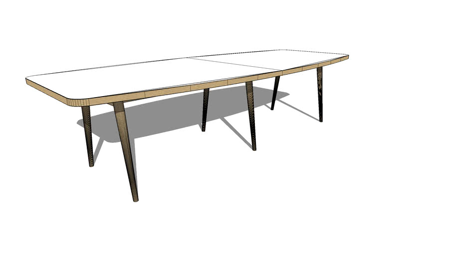 FORUM MEETING TABLE, W: 2950mm D: 900/1200mm | 3D Warehouse