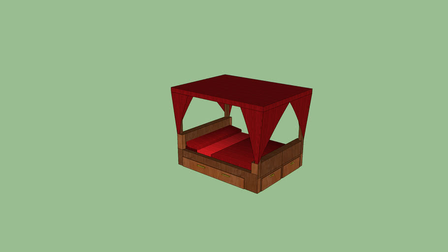 canopy bed | 3D Warehouse