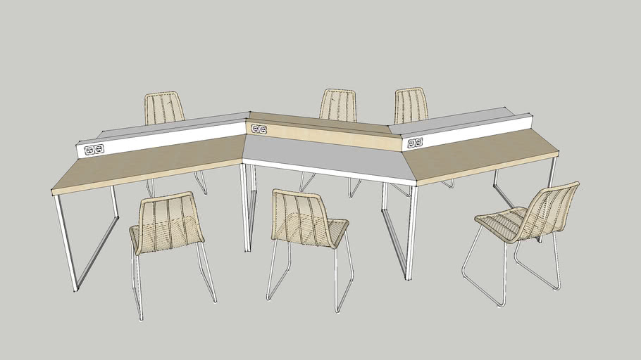 Meja Kerja | 3D Warehouse