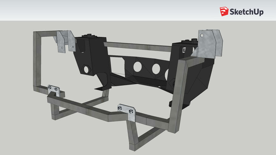 Mini VTec B16a Front Subframe | 3D Warehouse