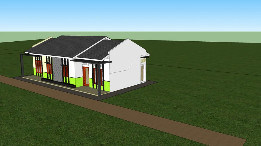Rumah Sederhana Minimalis | 3D Warehouse