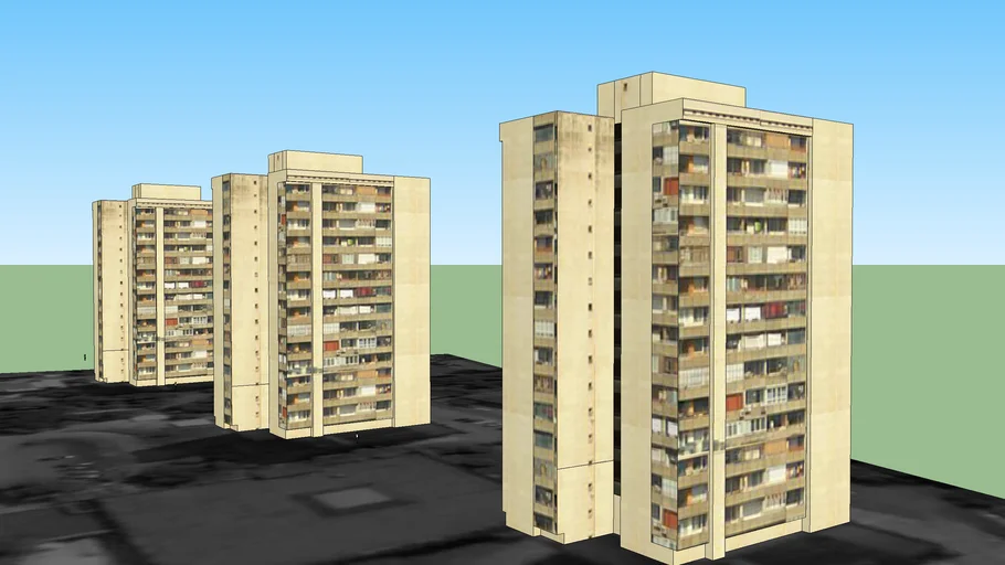Residential blocks | 3D Warehouse