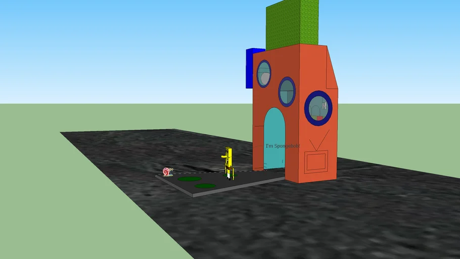 Spongebob Squarepants' House | 3D Warehouse