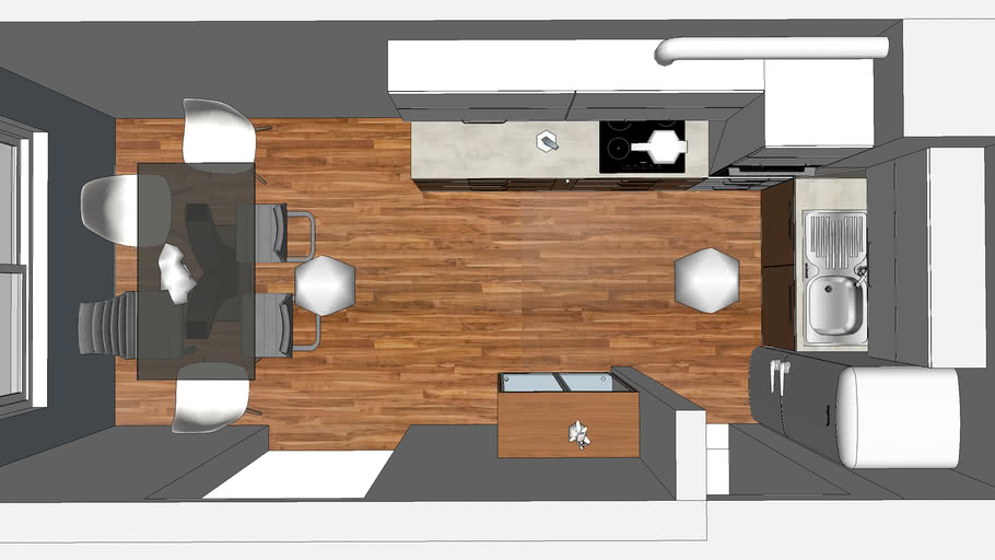 small kitchen enscape | 3D Warehouse