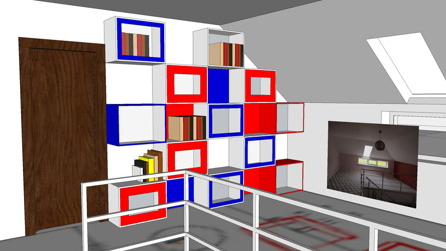 Bookshelves 1. | 3D Warehouse