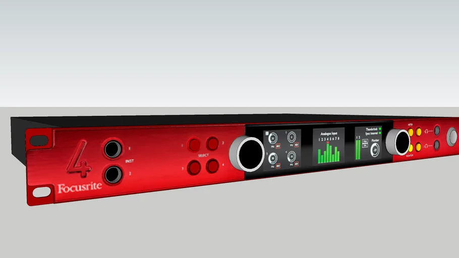Focusrite Red 4Pre | 3D Warehouse
