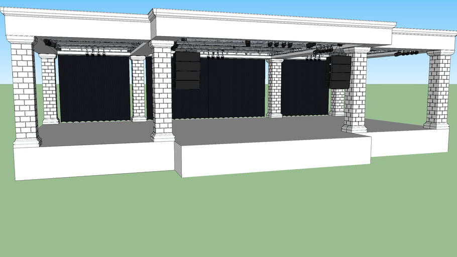 Outdoor stage | 3D Warehouse