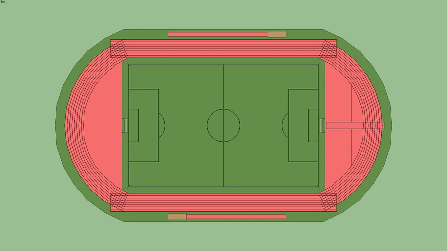 Athletic Track version 2 | 3D Warehouse