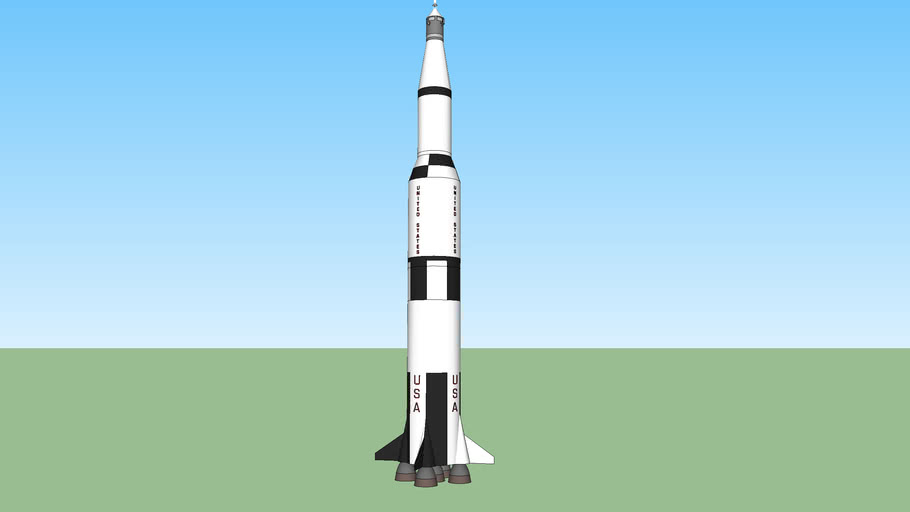 Saturn V rocket | 3D Warehouse