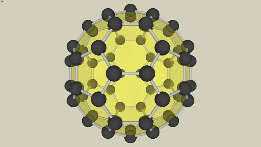 Fullerene Buckminster Molecule - 60 Carbon Atoms | 3D Warehouse