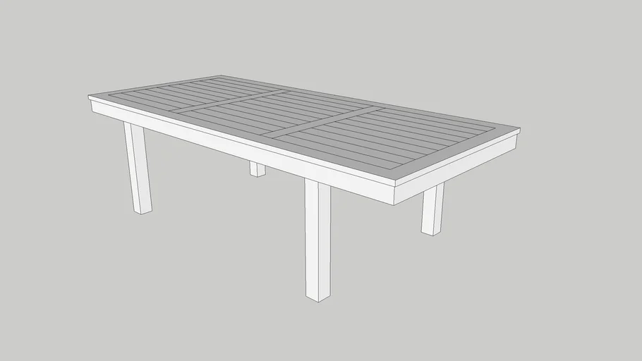 Outdoor Dininig Table.skp | 3D Warehouse
