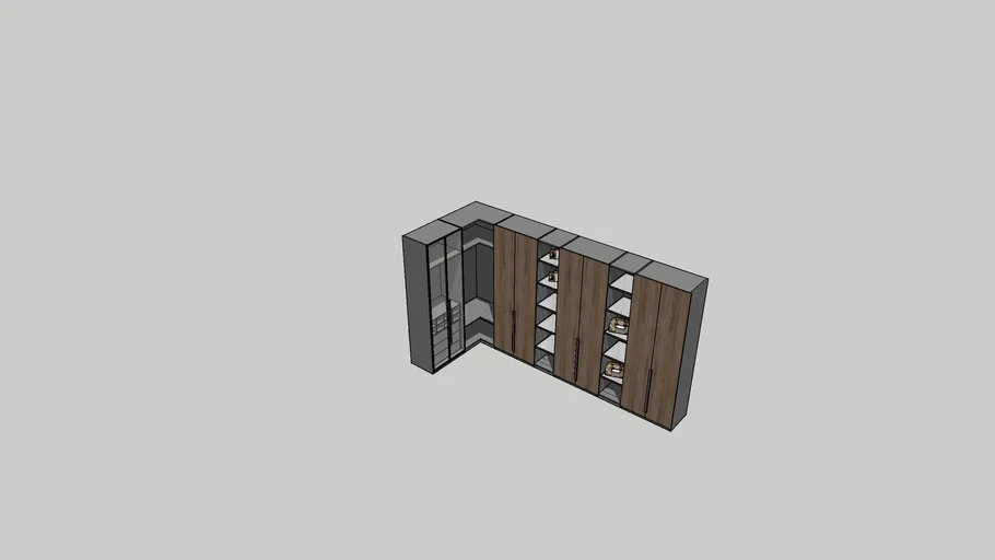 Closet en L | 3D Warehouse