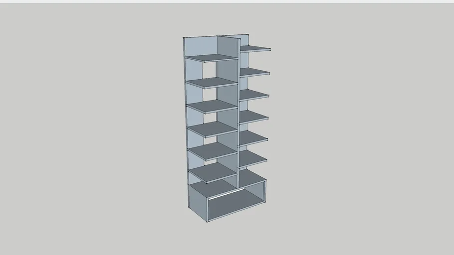 Shoes Rack Simple | 3D Warehouse