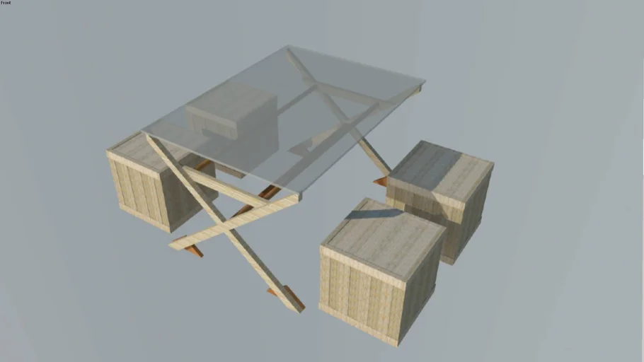 Wood Table (FEE5) | 3D Warehouse