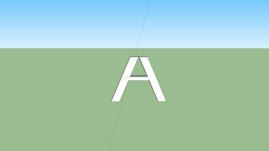 plain capital a | 3D Warehouse