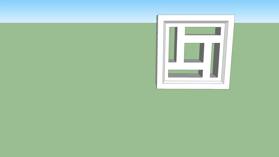 MAZE - 190 x 190 x 65mm | 3D Warehouse