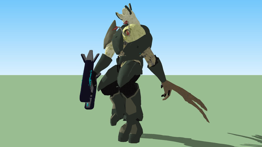 Halo Flood Infected Elite | 3D Warehouse