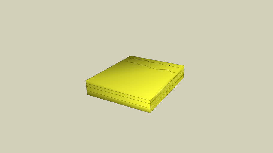 bunch of post-it notes | 3D Warehouse